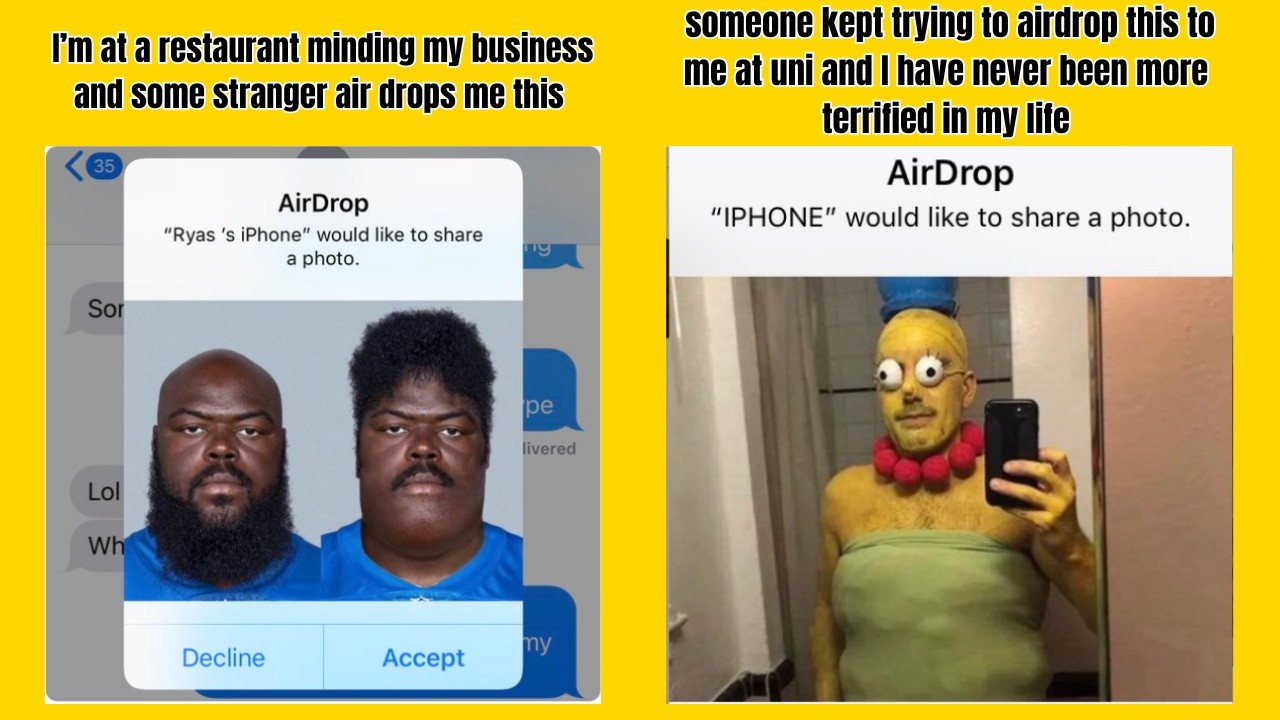 Funny Pictures to AirDrop