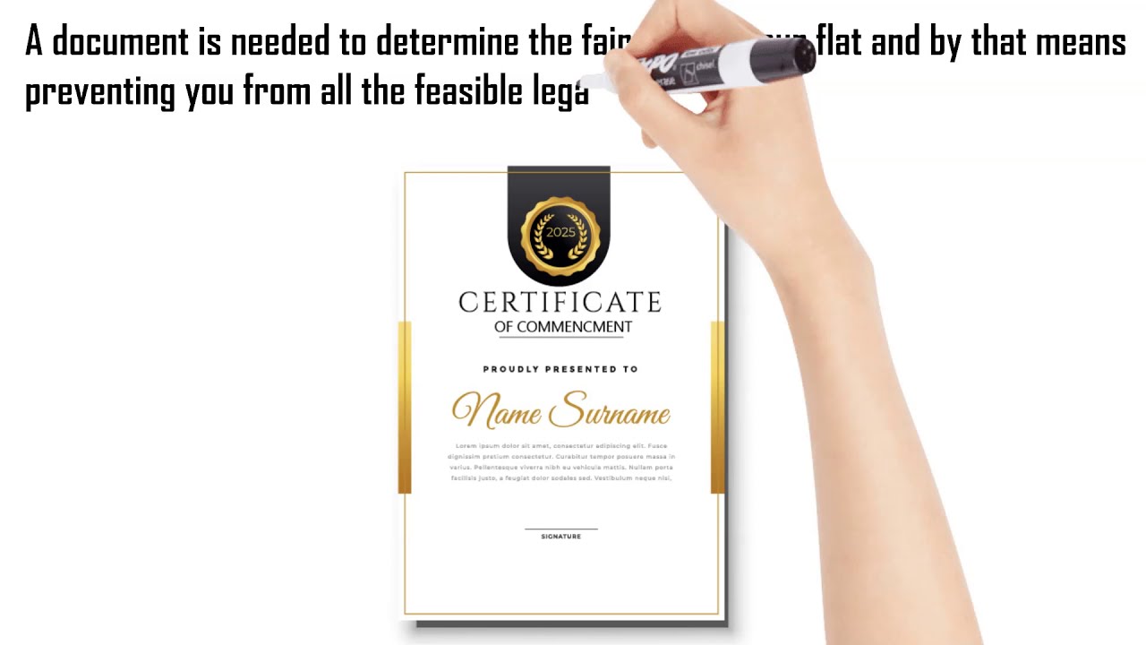 What is commencement certificate and its importance?