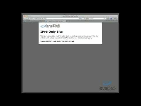 Level365 Communications IPV6 Demo Video