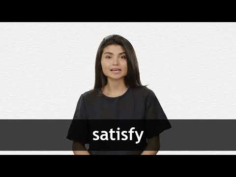 SATISFY definition in American English | Collins English Dictionary