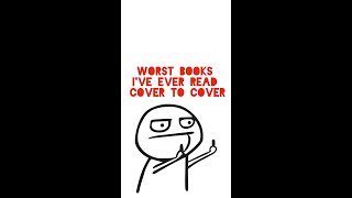 Worst Books I've Ever Read Cover to Cover || Holding Up The Universe #shorts