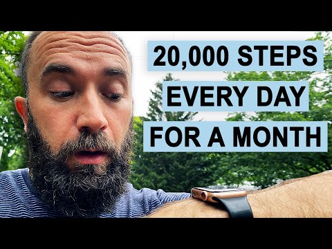 This Man Walked 20,000 Steps Every Single Day for a Whole Month