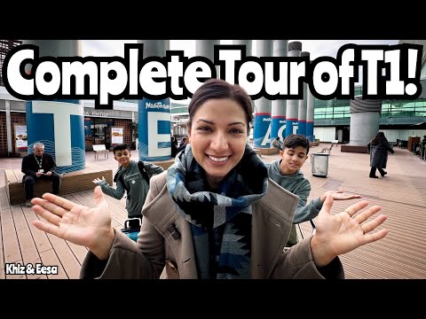 Full Tour of Barcelona-El Prat International Airport T1 #travel