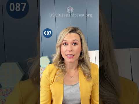 2024 Official USCIS 100 Civics Question 87 | US Citizenship Test civics #n400 #uscitizenshiptest