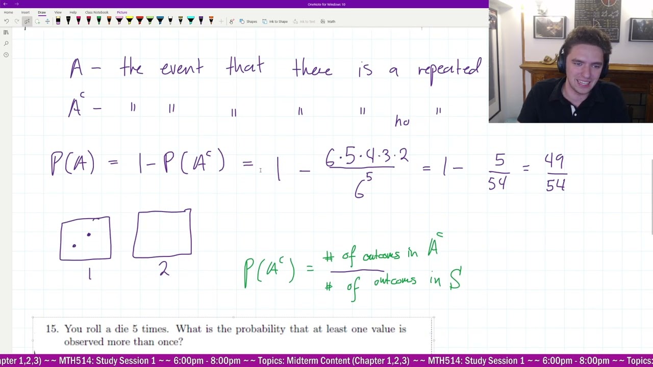 MTH514 Study Session 1
