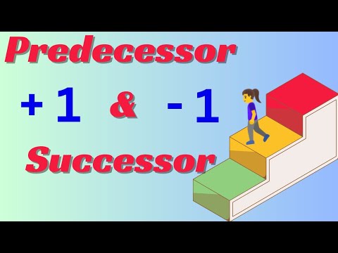 🪜SUCCESSOR AND PREDECESSOR | Predecessor | Successor | Maths