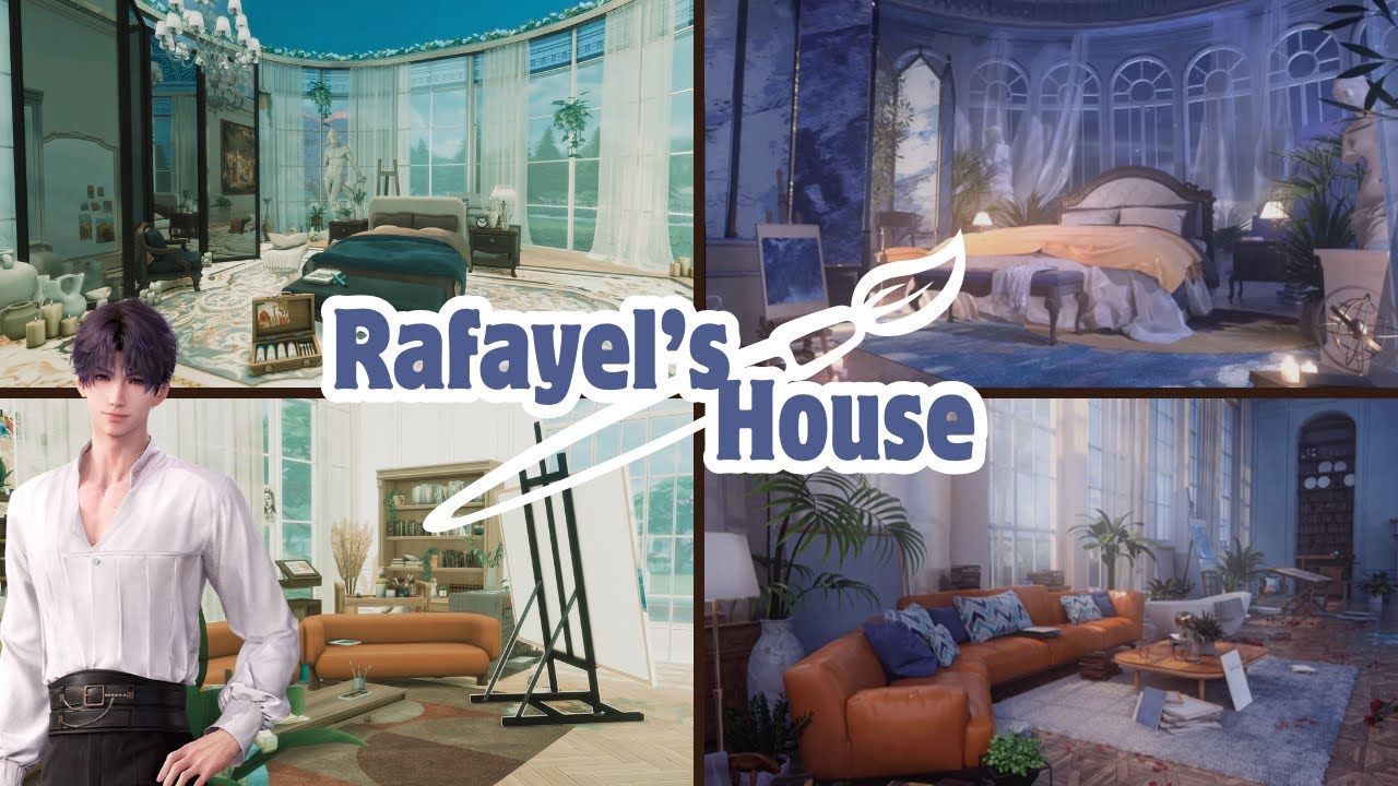 🎨🌊Rafayel's House | Love and Deepspace Inspired Sims 4 Build