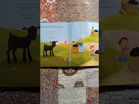Baa Baa Black Sheep Nursery Rhyme Learn Rhyming Words#shorts