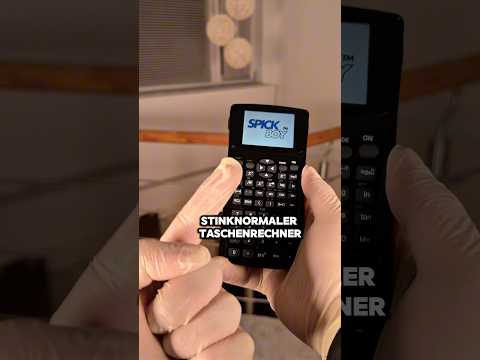 Der Spickboy – der normalste Taschenrechner der Welt…🥸👍🏻