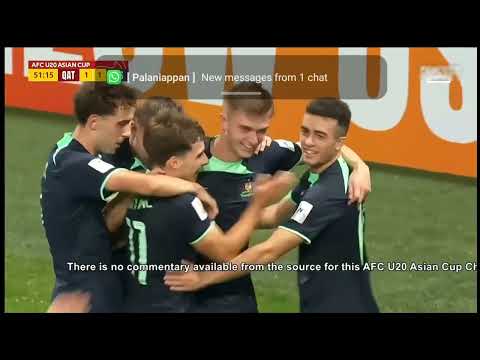 AFC U20 Qatar VS Aus | AusU20 Vs QatarU20 | Highlights 2025