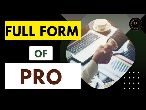 Full form of PRO || Learn life 3.0