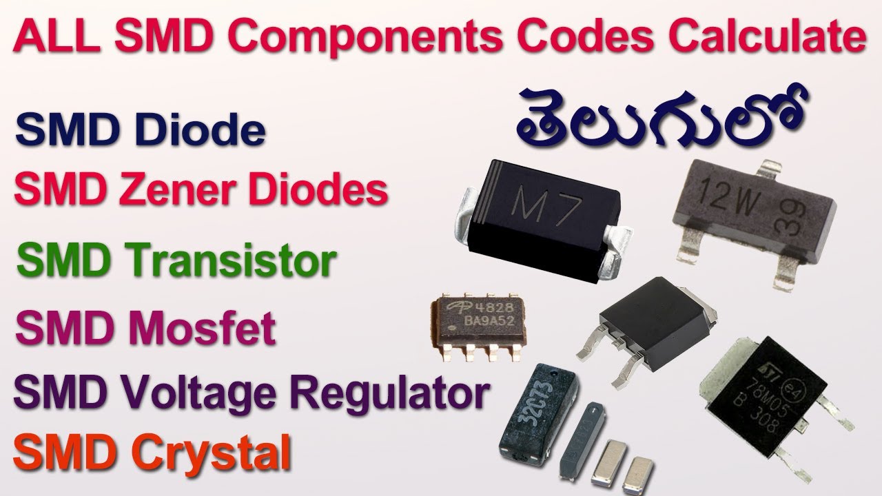 SMD Components code calculate in Telugu#