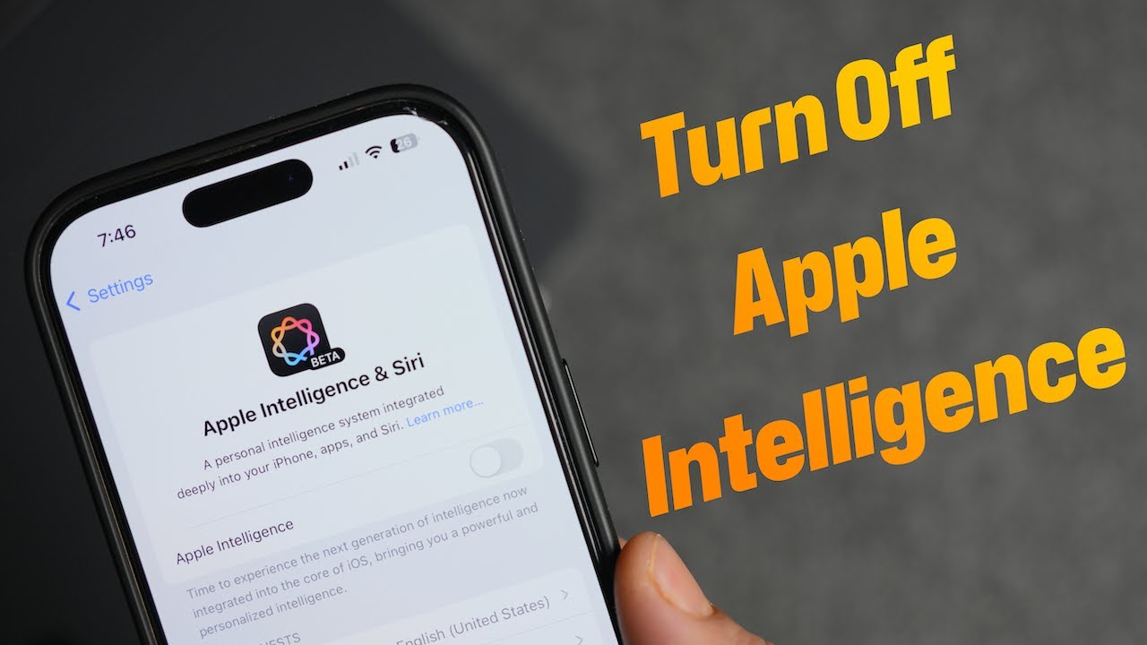 How to Turn Off Apple Intelligence AI on iPhone, iPad, and Mac!