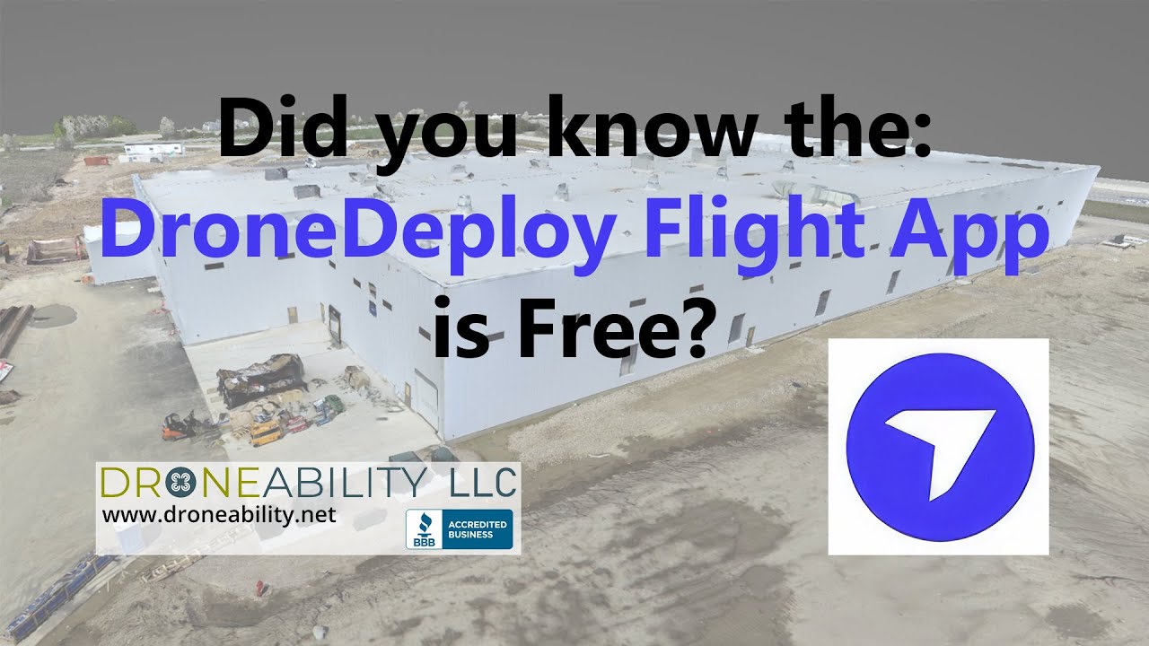 Did you know the DroneDeploy Flight App is free?