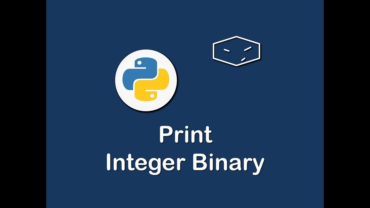 print integer binary in python 😀