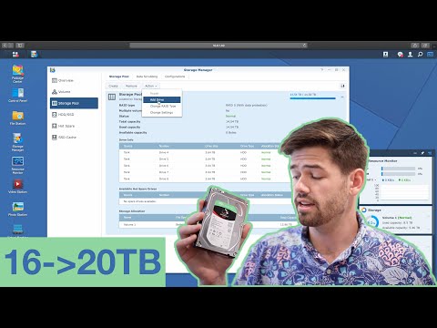 Expand Drive Pool on Synology NAS By Adding Additional Drive | 4K TUTORIAL