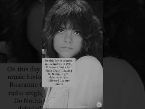 On this day in country music history in 1980 Roseanne Cash hit the charts #countrymusic #80smusic