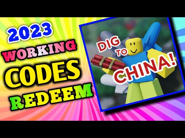 Roblox Dig to China Codes (September 2023): Free Points