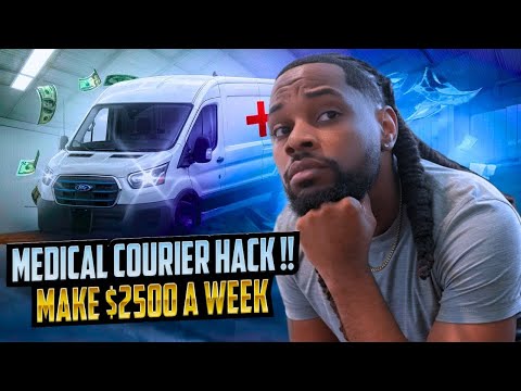 How To Become A Medical Courier In 3 Easy Steps - $2500/Week