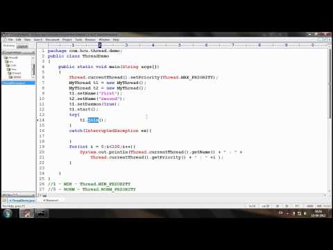 Daemon Thread and Usage of Runnable on 15 09 2012