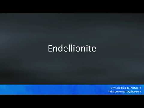 Pronunciation of the word(s) "Endellionite".
