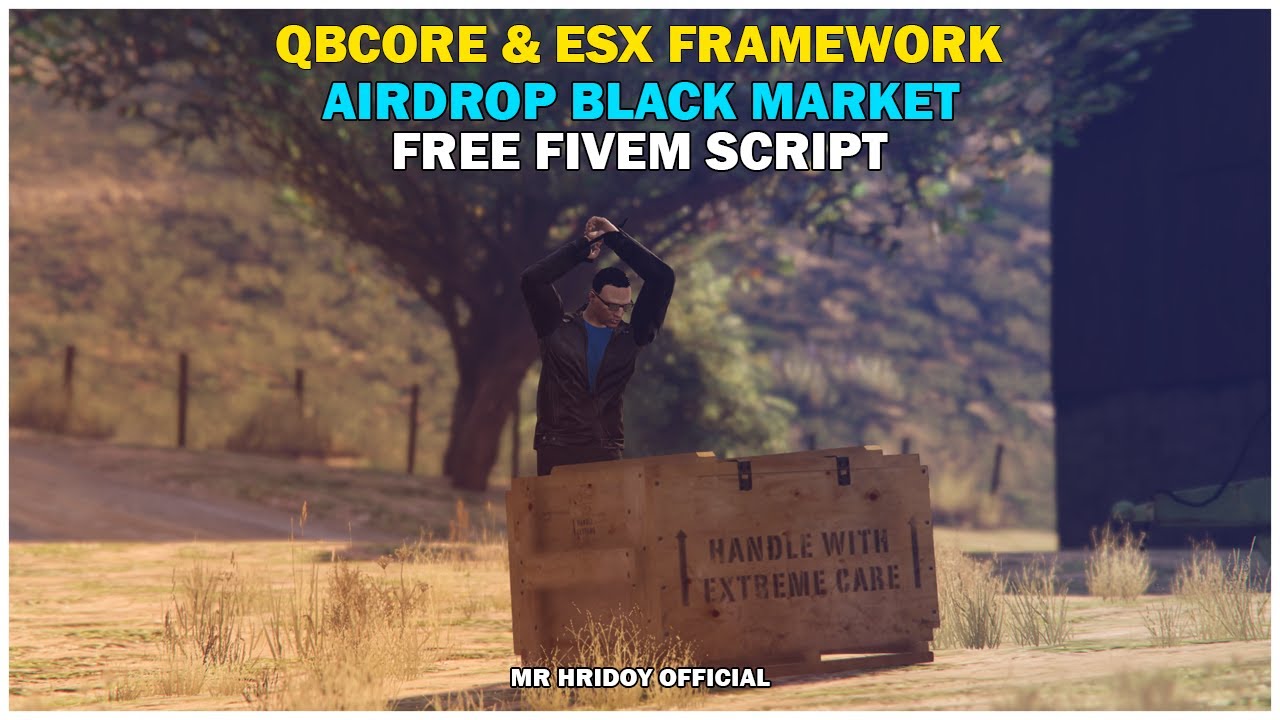 [QB/ESX] Airdrop Black Market System | Best Gang Activity Script | Free Fivem Script | Installation