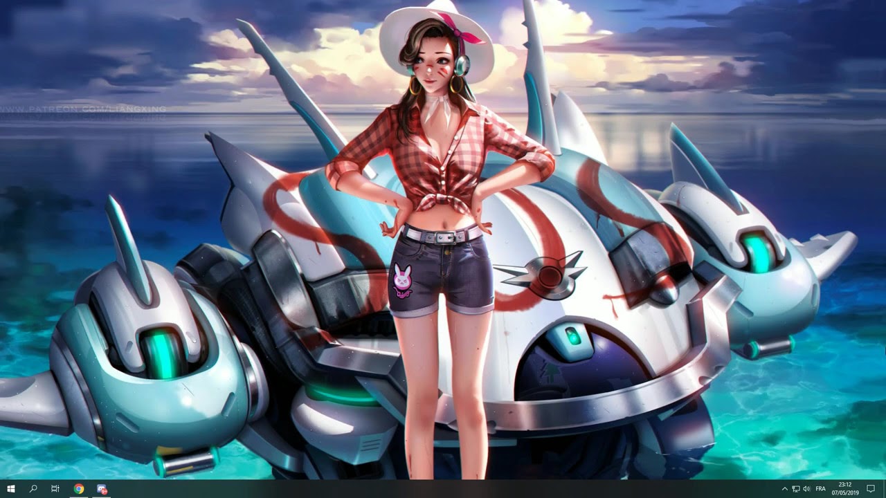 D.va - wallpaper engine - Overwatch