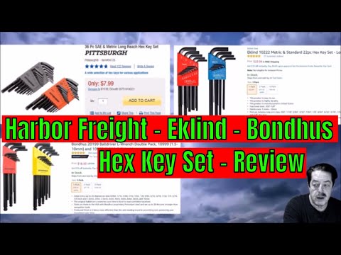Hex key Set Review - Harbor Freight v. Eklind v. Bonhus