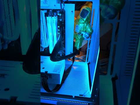Red Dragon Hot Rod PC Case RGB in HDR White Budget Gaming Build