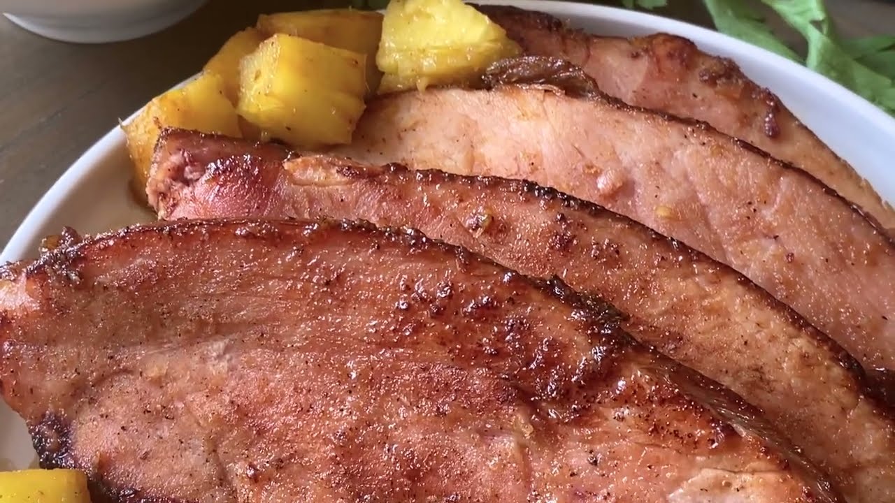 Glazed Ham Steak Recipe