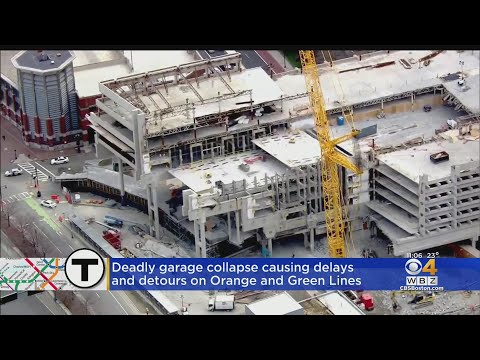 Deadly Parking Garage Collapse Causing Delays On MBTA