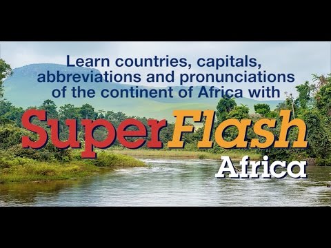 SuperFlash Africa - Countries, Capitals, Abbreviations