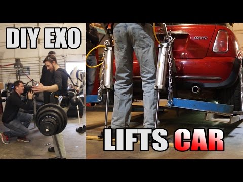 This Homemade Exoskeleton Can Lift a Mini Cooper