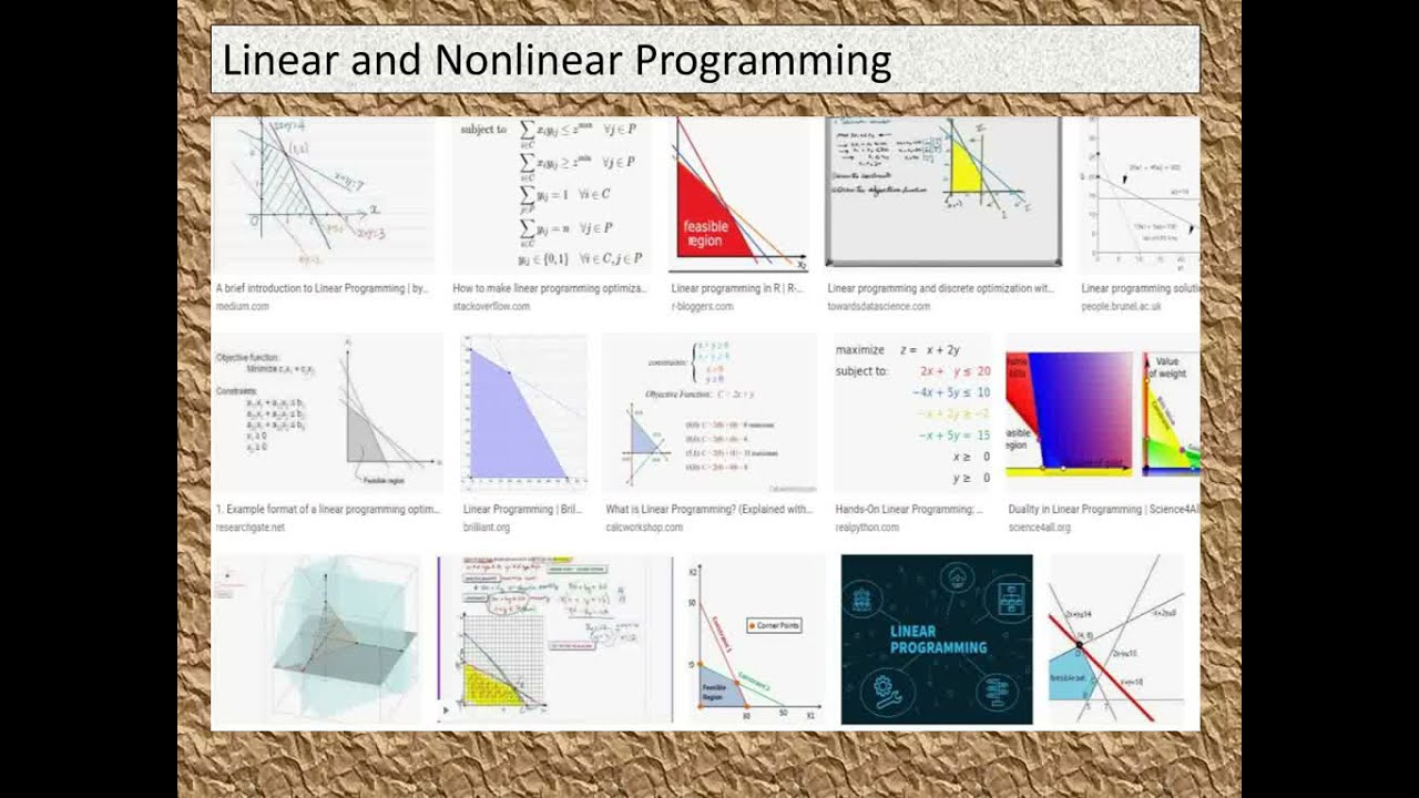 Linear and Nonlinear Programming