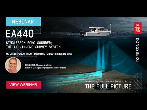 Webinar - The EA440 hydrographic single beam echo sounder