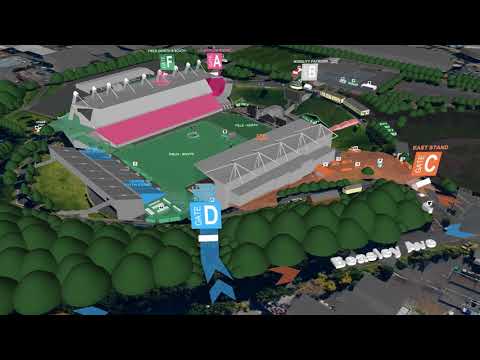 Fly Over Map - Sia Concert 2017 - Mt Smart Stadium