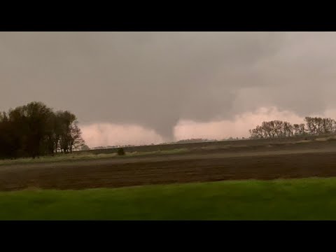 TIMELAPSE - Driving INTO Tornado - Watertown South Dakota May 12 2022