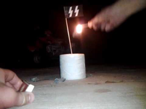 burning ss double lightning bolts stick rag