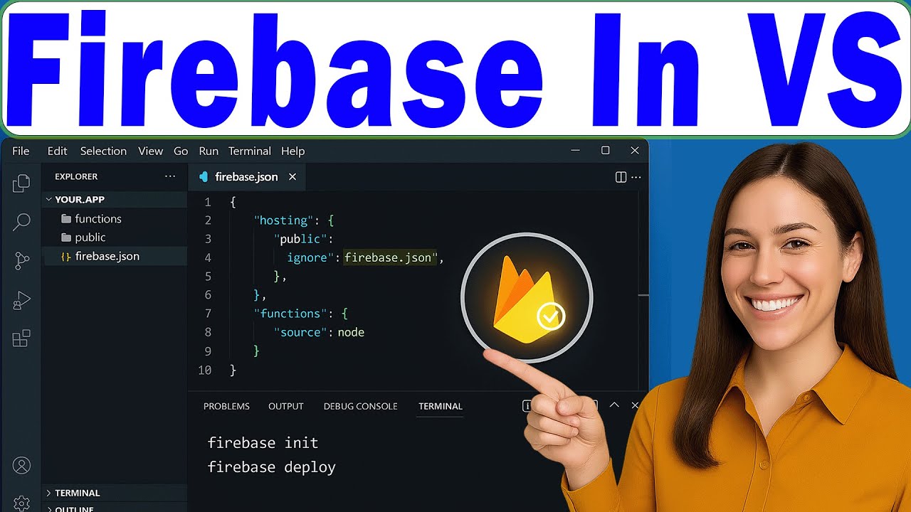 How To Install Firebase In VS Code (Firebase CLI EASY Setup TUTORIAL)