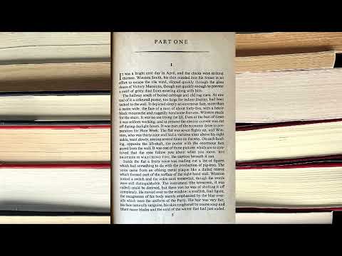The opening of Nineteen Eighty-Four by George Orwell