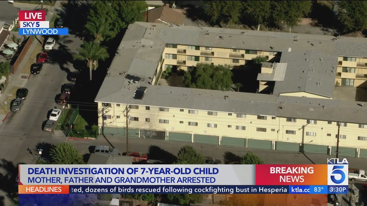 Child, 7, found dead at Southern California apartment; parents, grandmother arrested