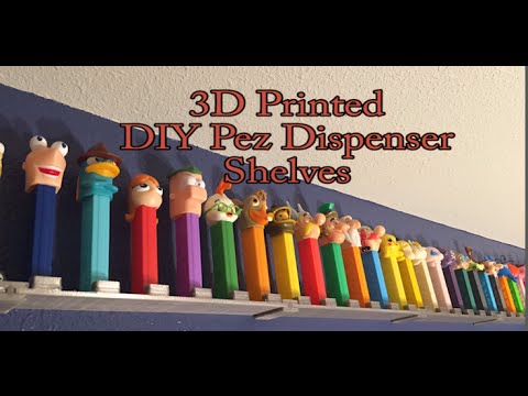 customizable pez shelves by cozzie3d - Thingiverse