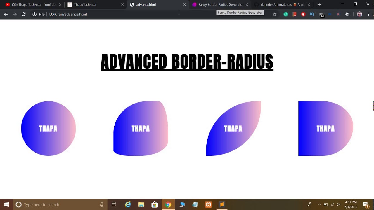Advanced CSS Border Radius Tutorial