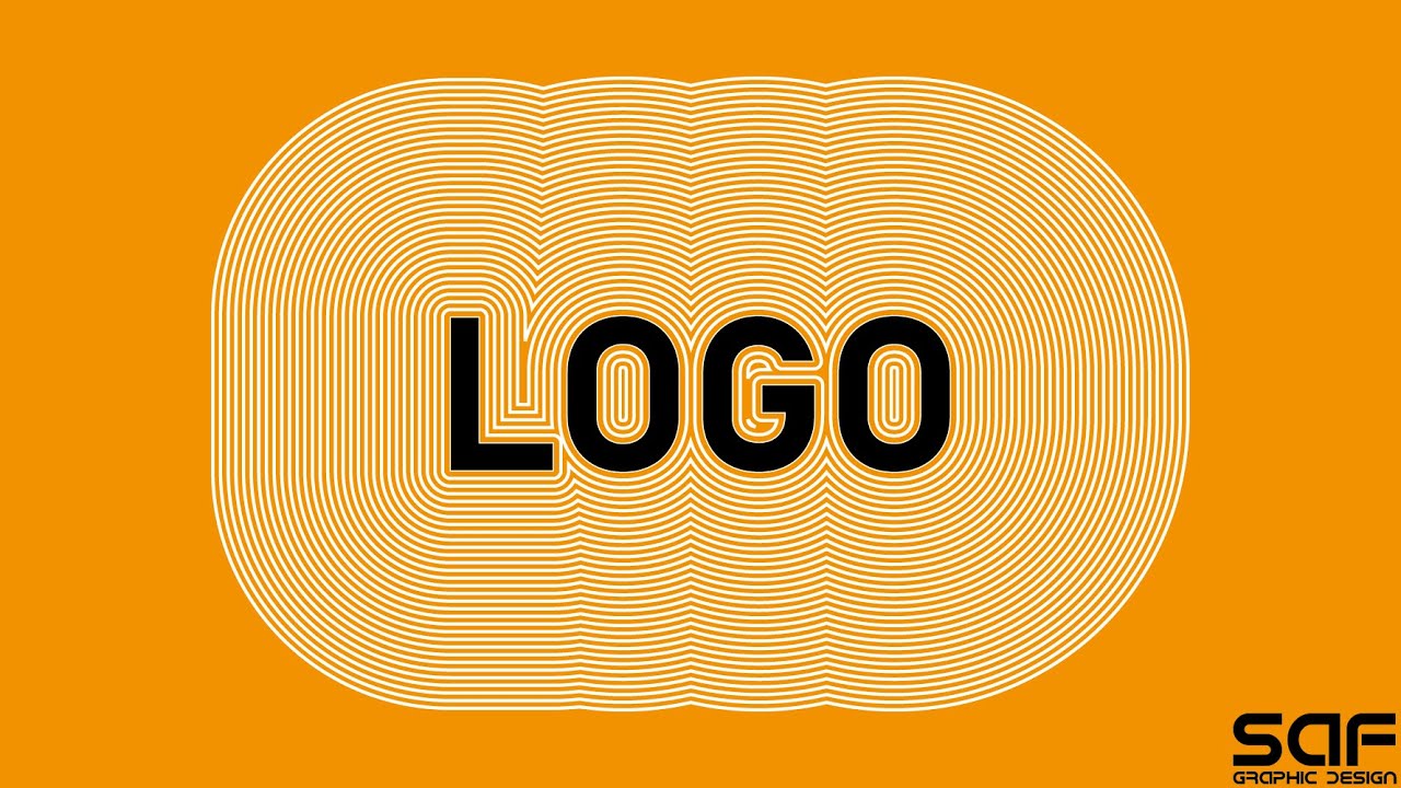 Offset Path Text Effect Tutorial In Illustrator  [Using Actions]