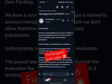 Fundingpips Scam alert 🚨 ,not giving master account #funding #trading #forex