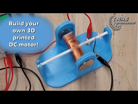 3D Printed DC Motor/Generator by papajohnfuller - Thingiverse