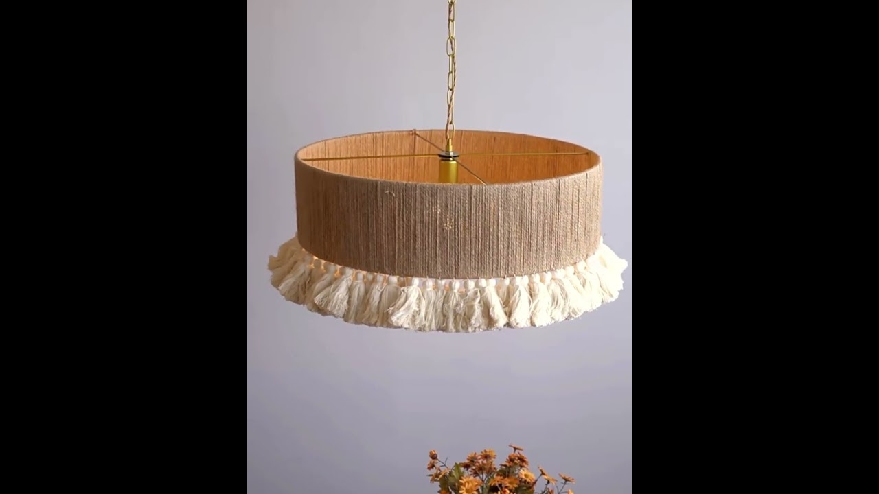Tassel Pendant Light