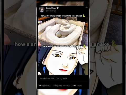 Only anime fans can understand this ????????#animememe #animeedit #anime#orochimaru#jujutsukaisen #naruto