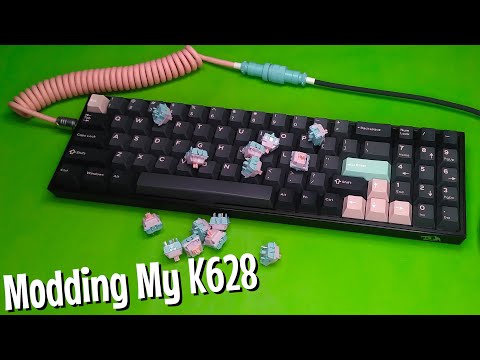 Modding My K628 | Mozano Keycap Review
