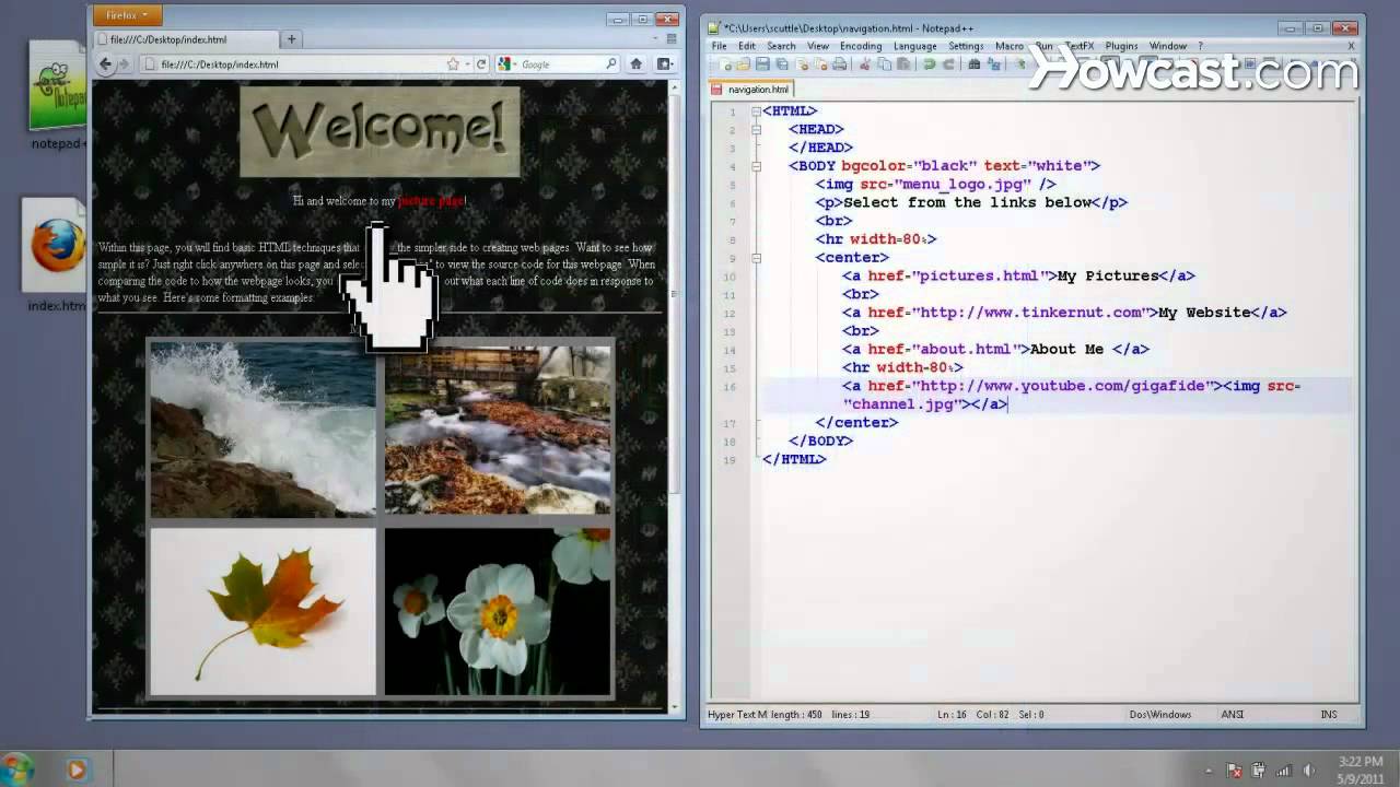 HTML Tutorial: Navigation